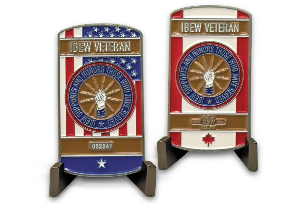 Veterans Challenge Coin – IBEW Local 477
